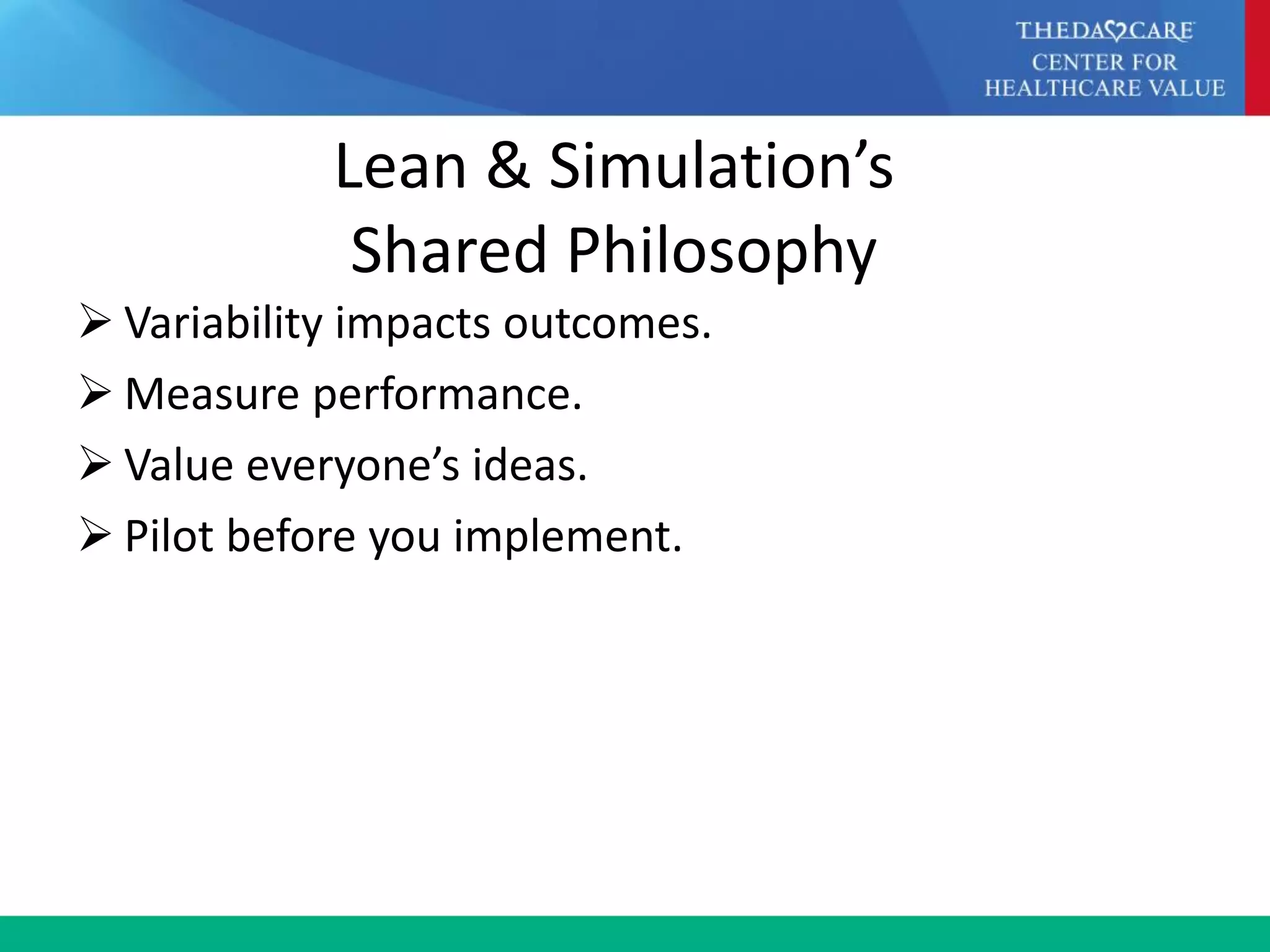 Understanding And Managing Variation Use Of Computer Simulation Ppt 0059