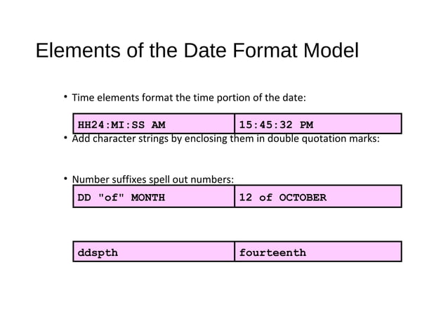 Using Single Row Functions To Customize Output Ppt 6316