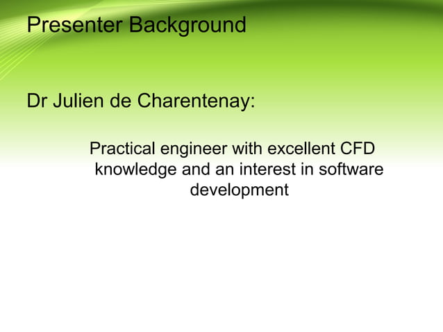 Using SketchUp with openFoam | PPT