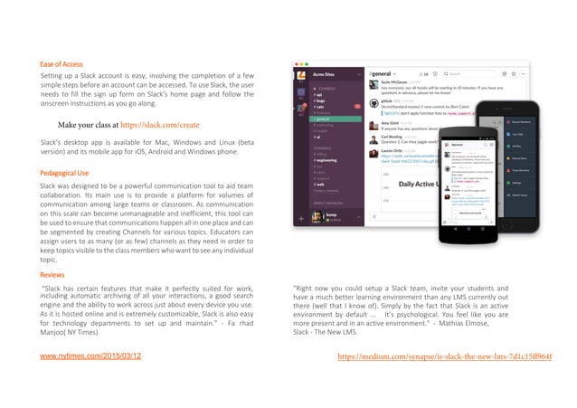 Using Slack as your lms | PPT