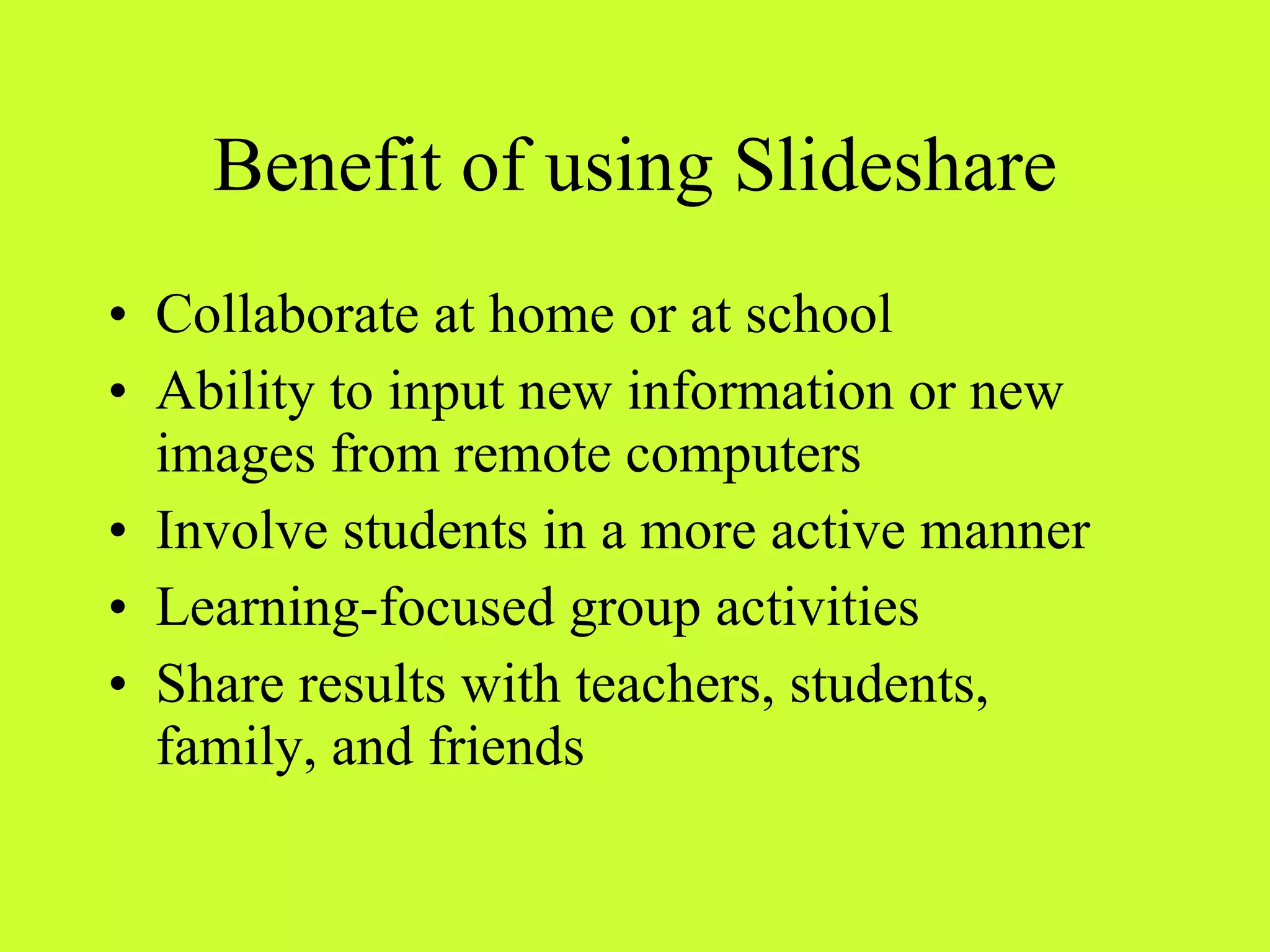Using Slideshare | PPT
