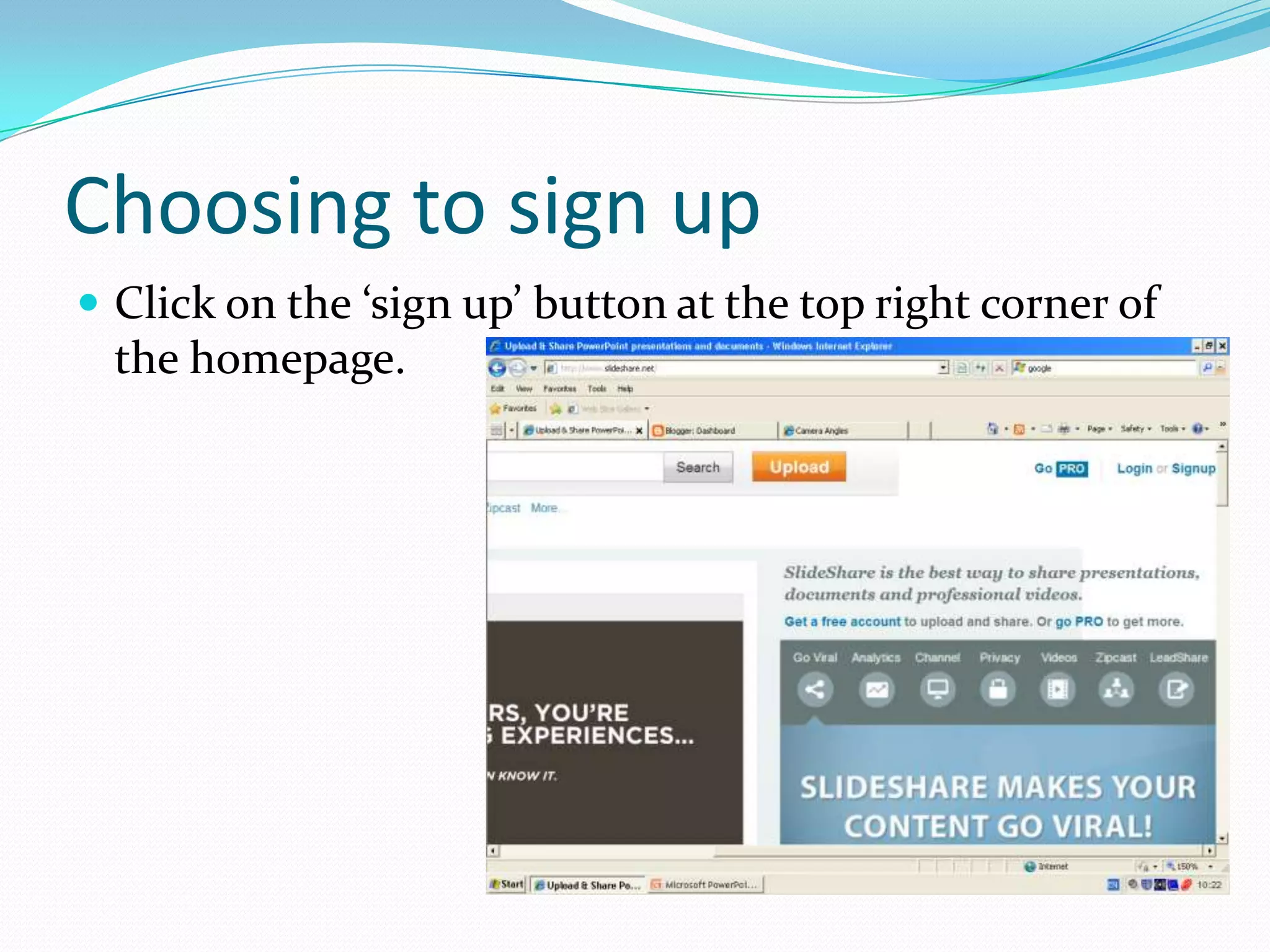 Using slideshare example | PPT
