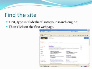 Using slideshare example | PPT