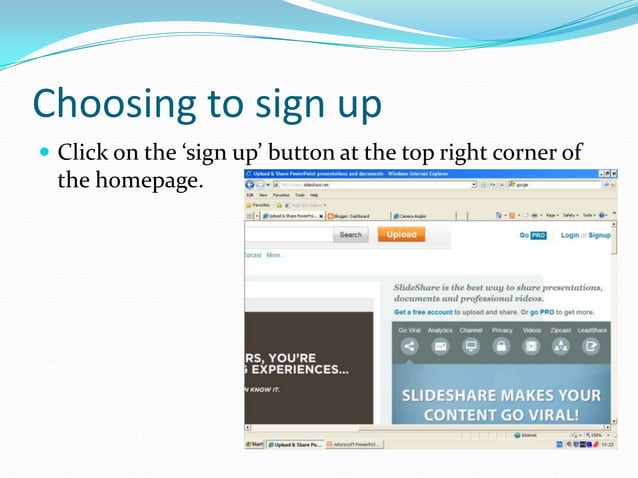 Using slideshare example | PPT