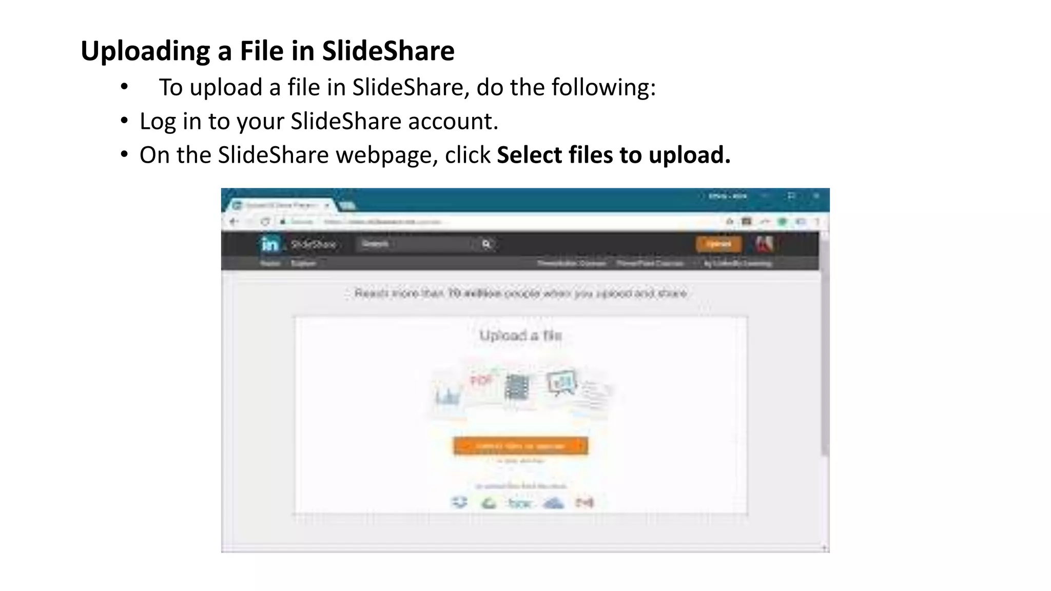 USING SLIDESHARE.pptx | Free Download