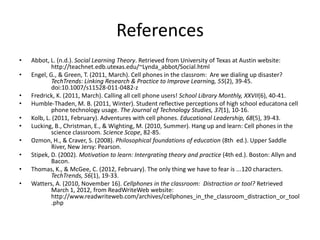 Using smartphones in the classroom | PPT