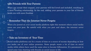 Using social media responsibly | PPTX