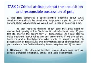 Using socio-scientific issues contexts for promoting Critical Thinking ...