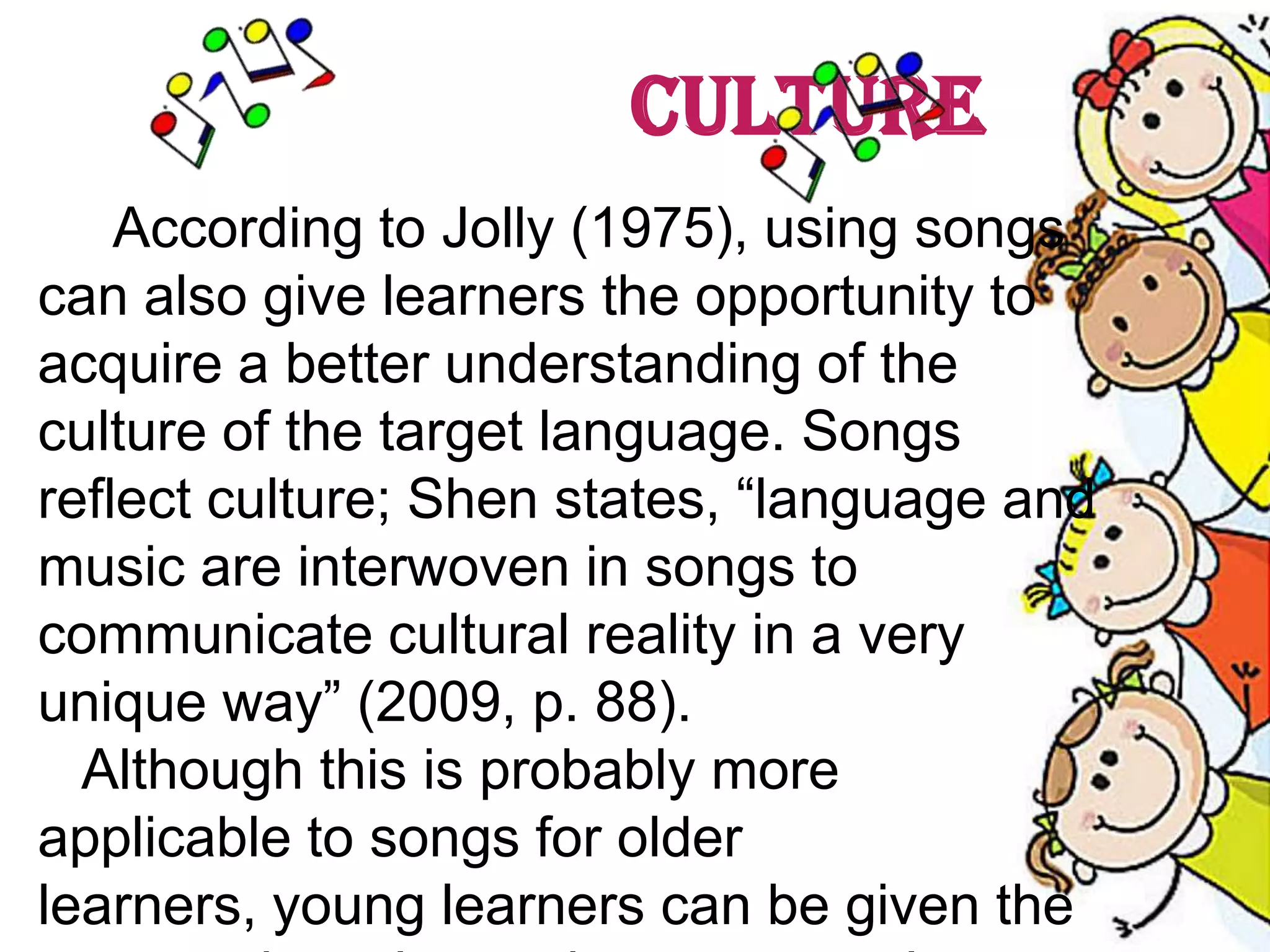 Using Songs in Language Teaching | PPTX