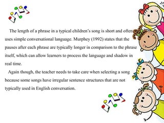 Using Songs in Language Teaching | PPTX