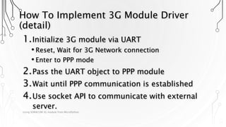 Using SORACOM 3G Module From MicroPython | PPTX