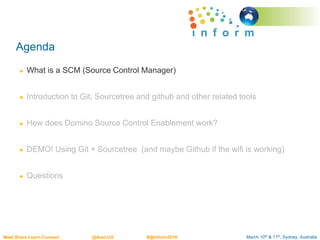 Using source control for domino development - AUSLUG 2016 | PPT