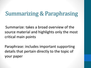 Using sources | PPT | Free Download