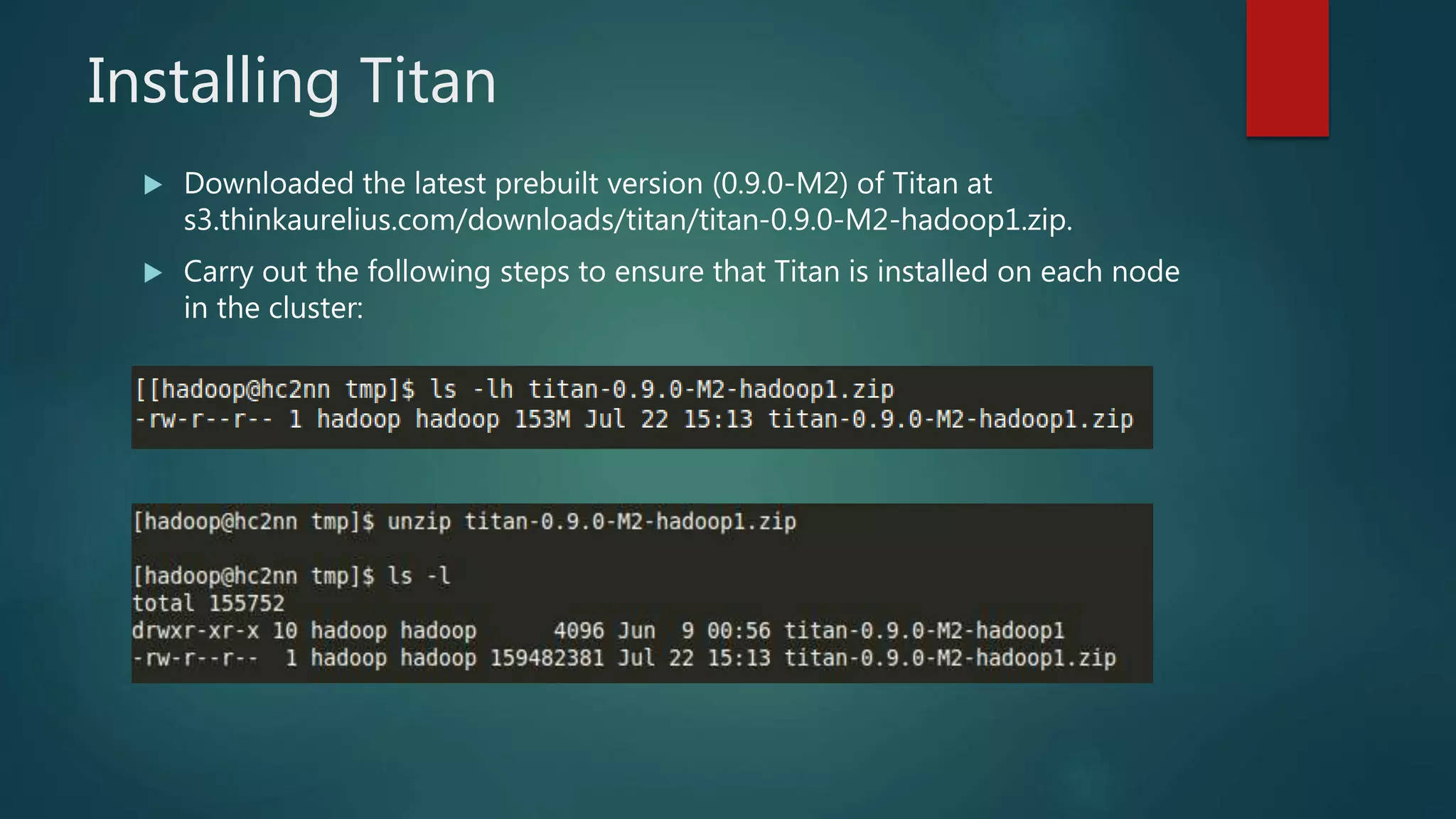 Using spark for timeseries graph analytics | PPT