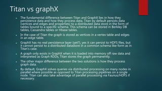 Using spark for timeseries graph analytics | PPT