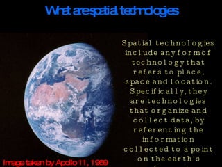Using Spatial Technologies in the Geography Classroom | PPT