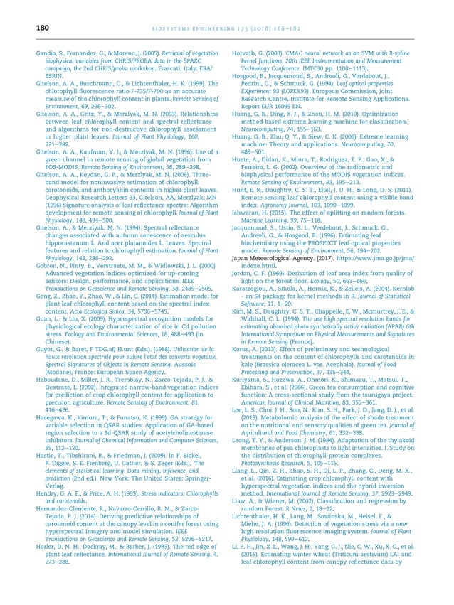 Using spectral reflectance to estimate leaf | PDF