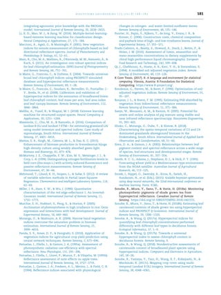 Using spectral reflectance to estimate leaf | PDF