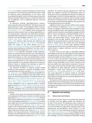Using spectral reflectance to estimate leaf | PDF