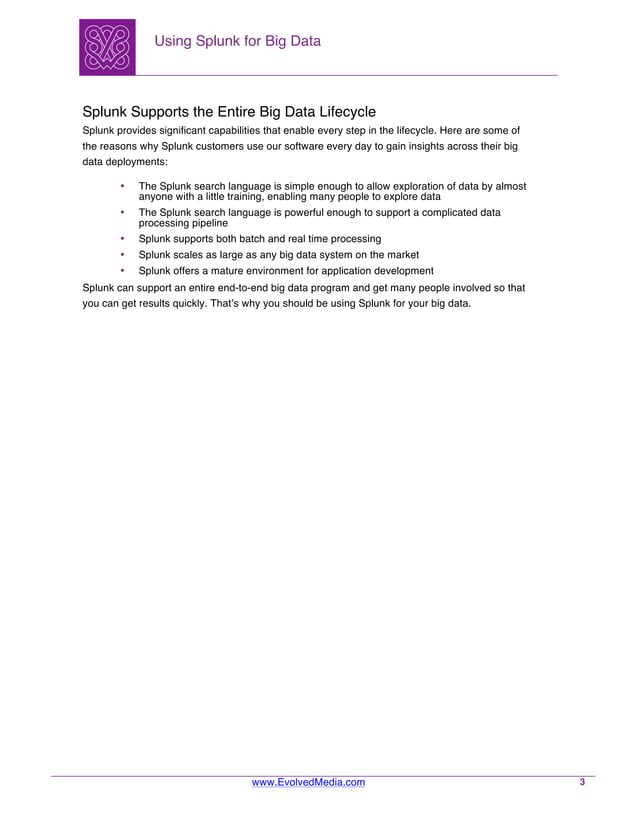 Using splunk for_big_data | PDF