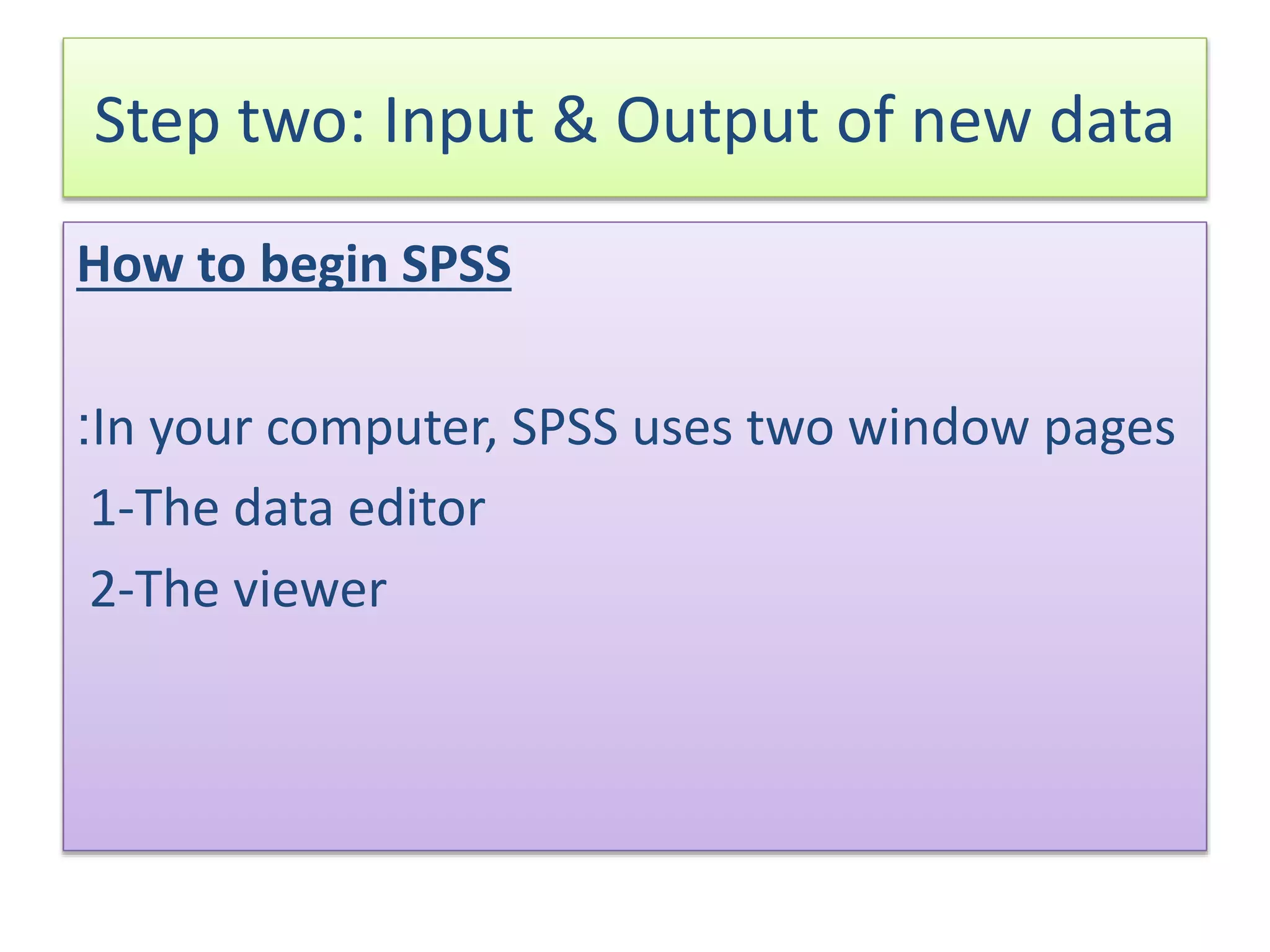 Using SPSS for data analysis in linguistics | PPTX
