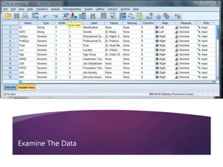 Using SPSS in Education Part 2 | PPT