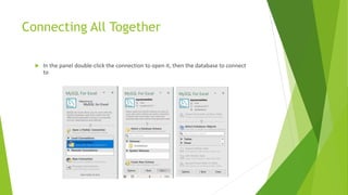 Using SQL in Excel | PPT