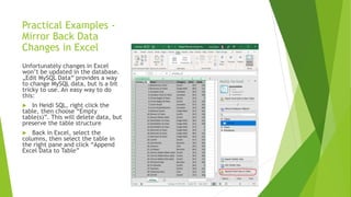 Using SQL in Excel | PPT