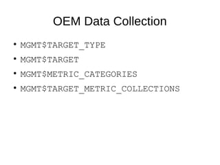 Using SQL on OEM Data | ODP