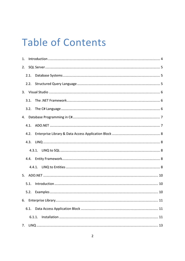 Using sql server in c sharp | PDF