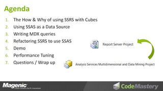Using SSRS Reports with SSAS Cubes | PPTX