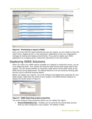 Using ssr swithsqlexpress | DOC