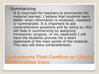Using statements | PPT