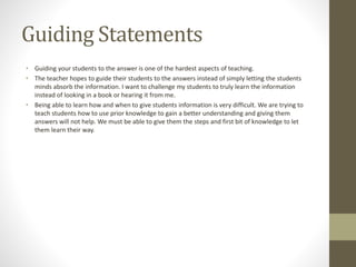 Using statements | PPT