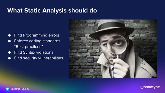 Using Static Analysis Tools To Become A Superhero Programmerpptx Programming Languages