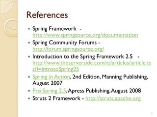 Struts 2 And Spring Frameworks Together | PDF | Web Development | Internet