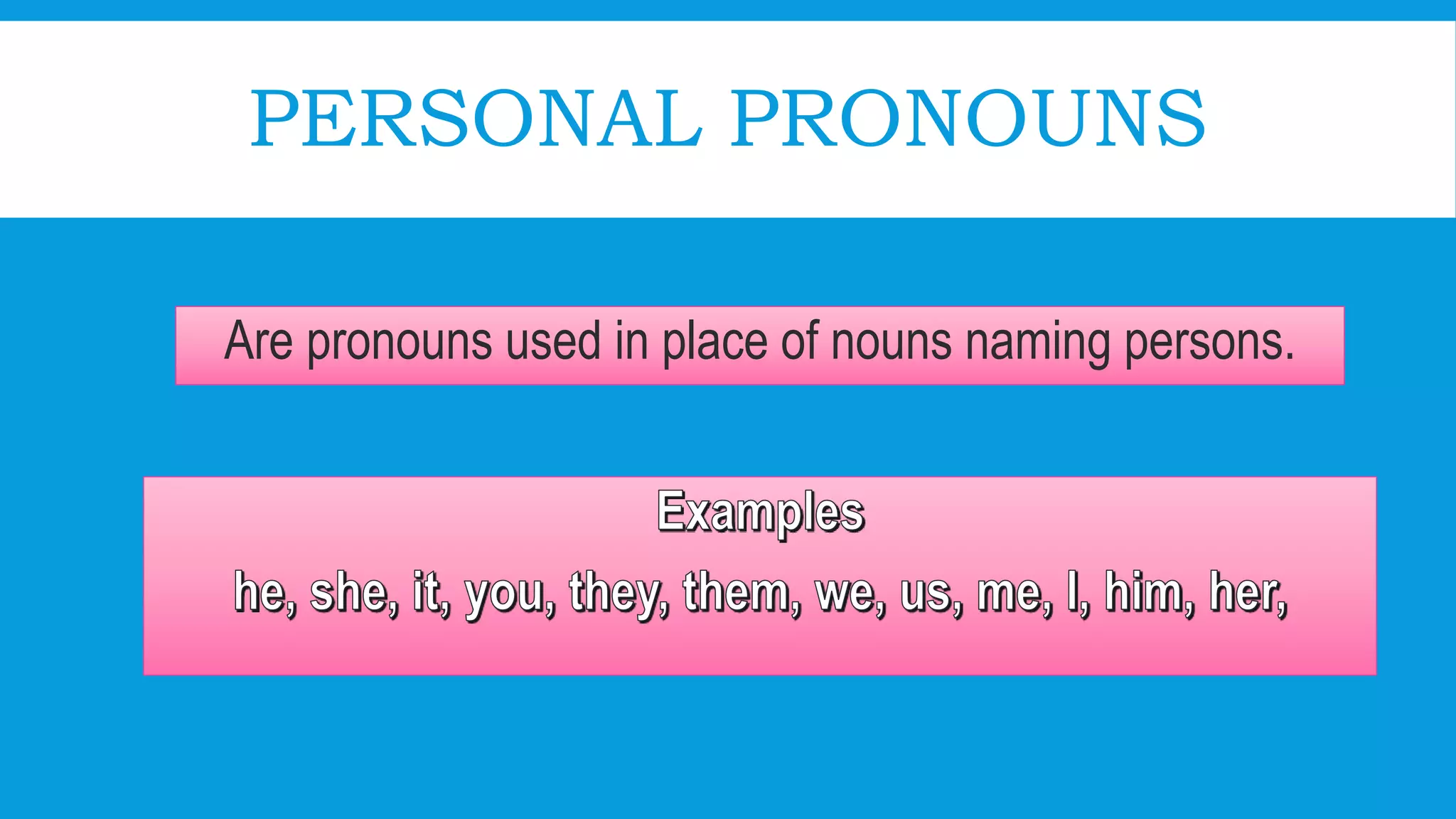 Using subject and object pronouns | PPTX