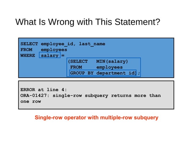 Using subqueries to solve queries | PPT Using subqueries to solve queries | PPT
