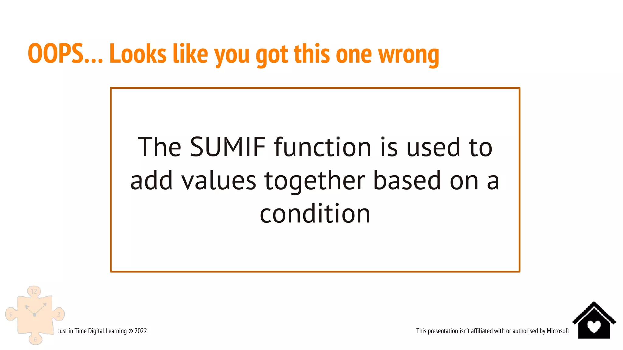 Using SUM and SUMIF in Excel.pptx