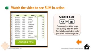 Using SUM and SUMIF in Excel.pptx