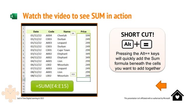 Using SUM and SUMIF in Excel.pptx
