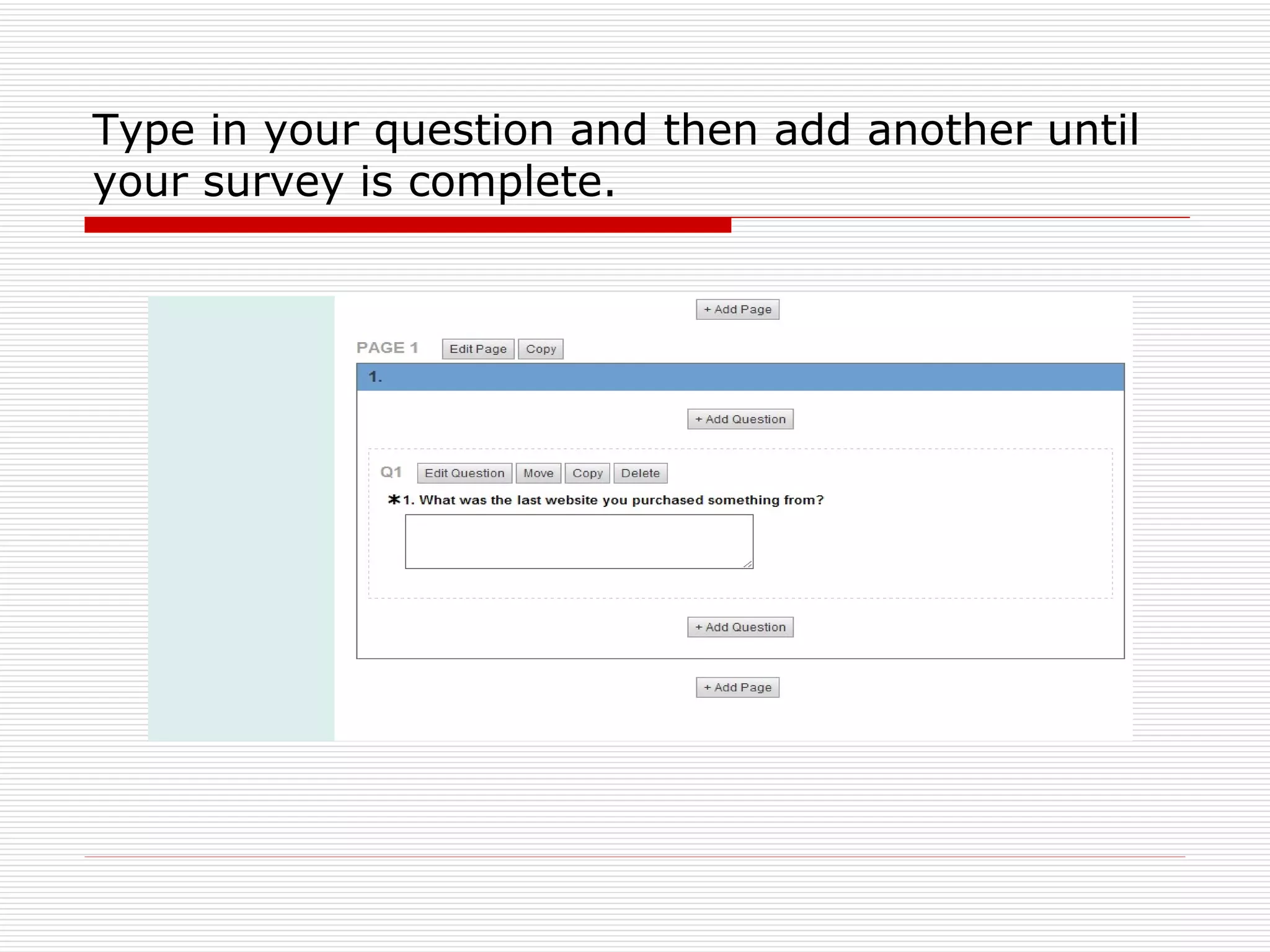 Using survey monkey | PPT