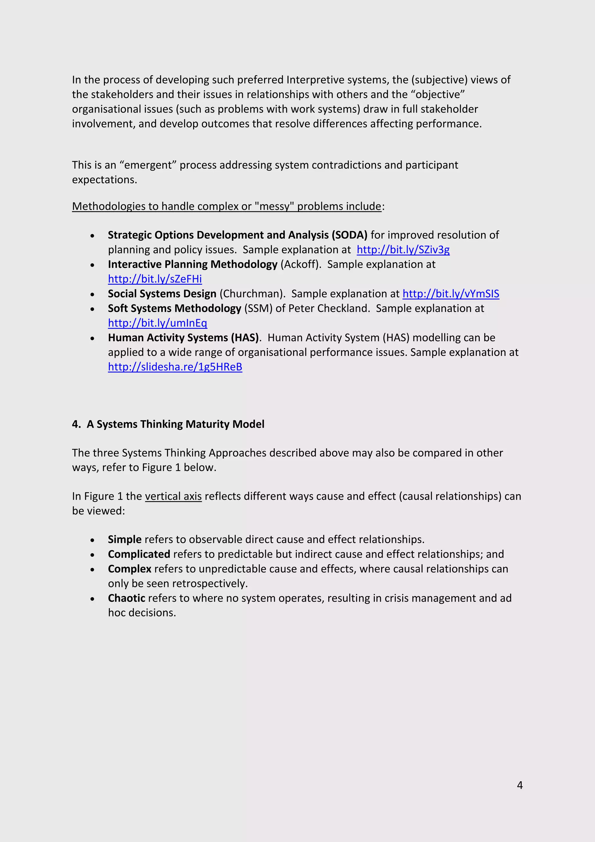 Using systems thinking to improve organisations | PDF