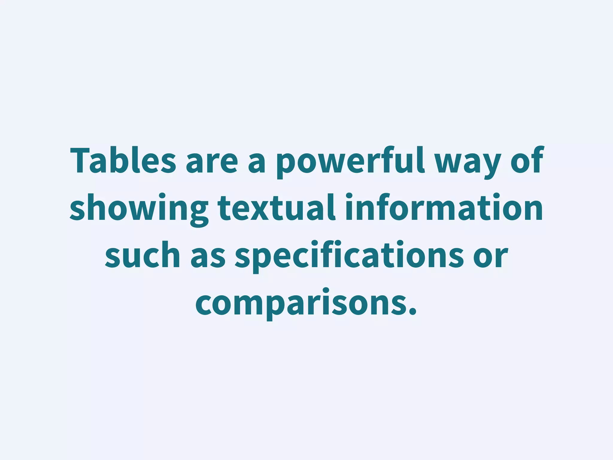 Using Tables in Technical Writing | PDF