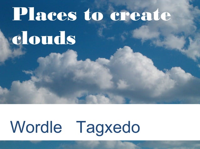 Using Word Clouds in Class | PPT