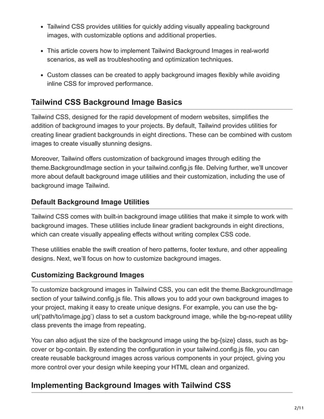 Using Tailwind Background Image Add Beautiful Images Easily.pdf Using Tailwind Background Image Add Beautiful Images Easily.pdf