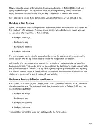 Using Tailwind Background Image Add Beautiful Images Easily.pdf