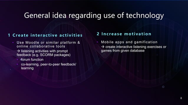 Using Technology in teaching listening.pptx | Digital Audio | Computer ...