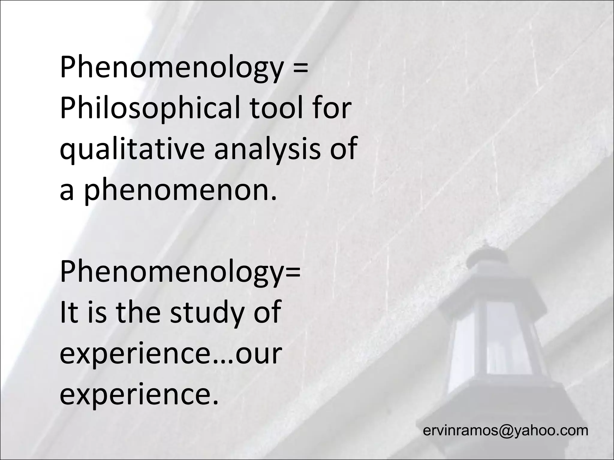 Using technology in the classroom: A Phenomenological Reflection | PPT