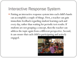 Using technology for teaching and learning in the | PPTX